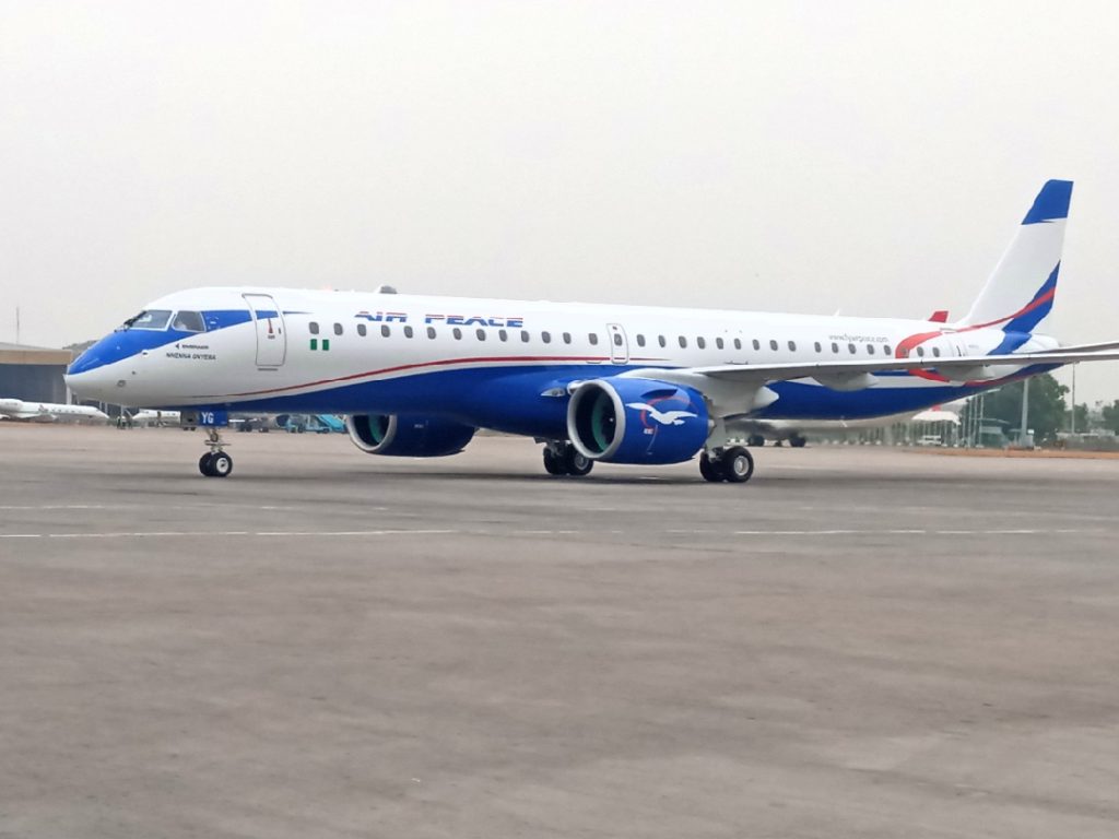 Air Peace takes delivery of second Embraer E195-E2 aircraft | The ...